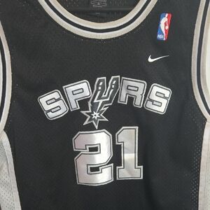 Nike | Shirts & Tops | Nike Retro San Antonio Spurs Jersey | Poshmark